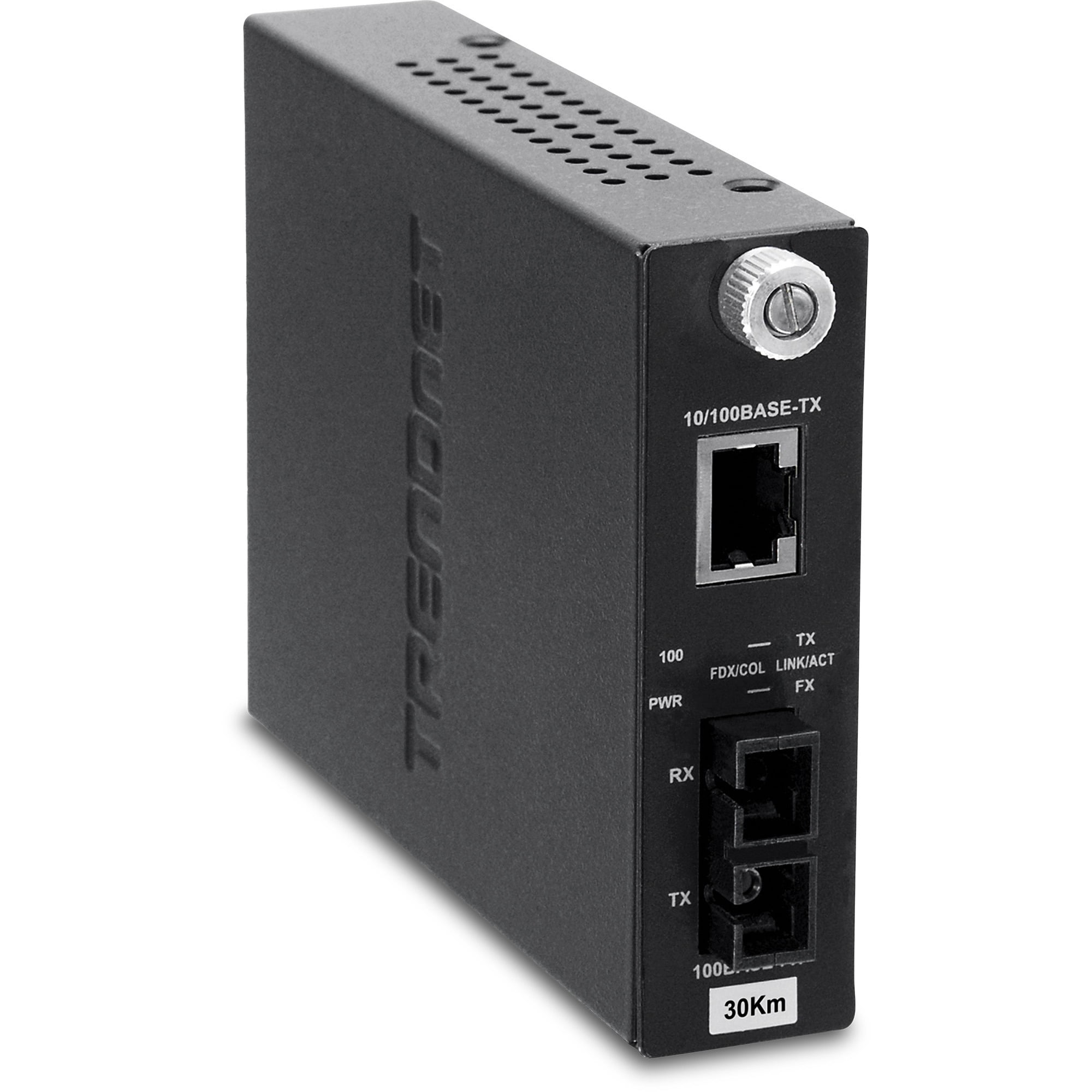 10/100Base-TX to 100Base-FX Single Mode Fiber Converter (30KM ...