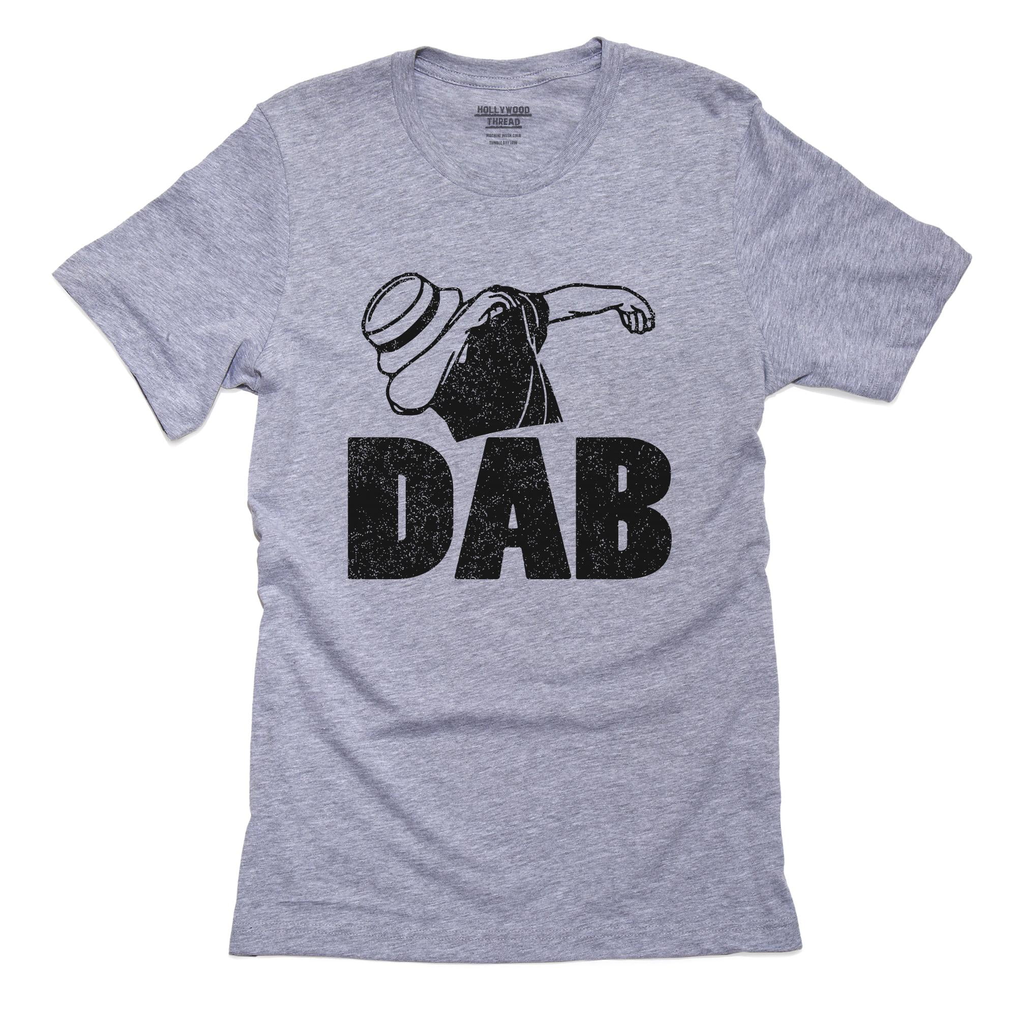 Dab Hipster in Fedora Hat Trendy Dabbing Men's Grey T-Shirt - Walmart.com
