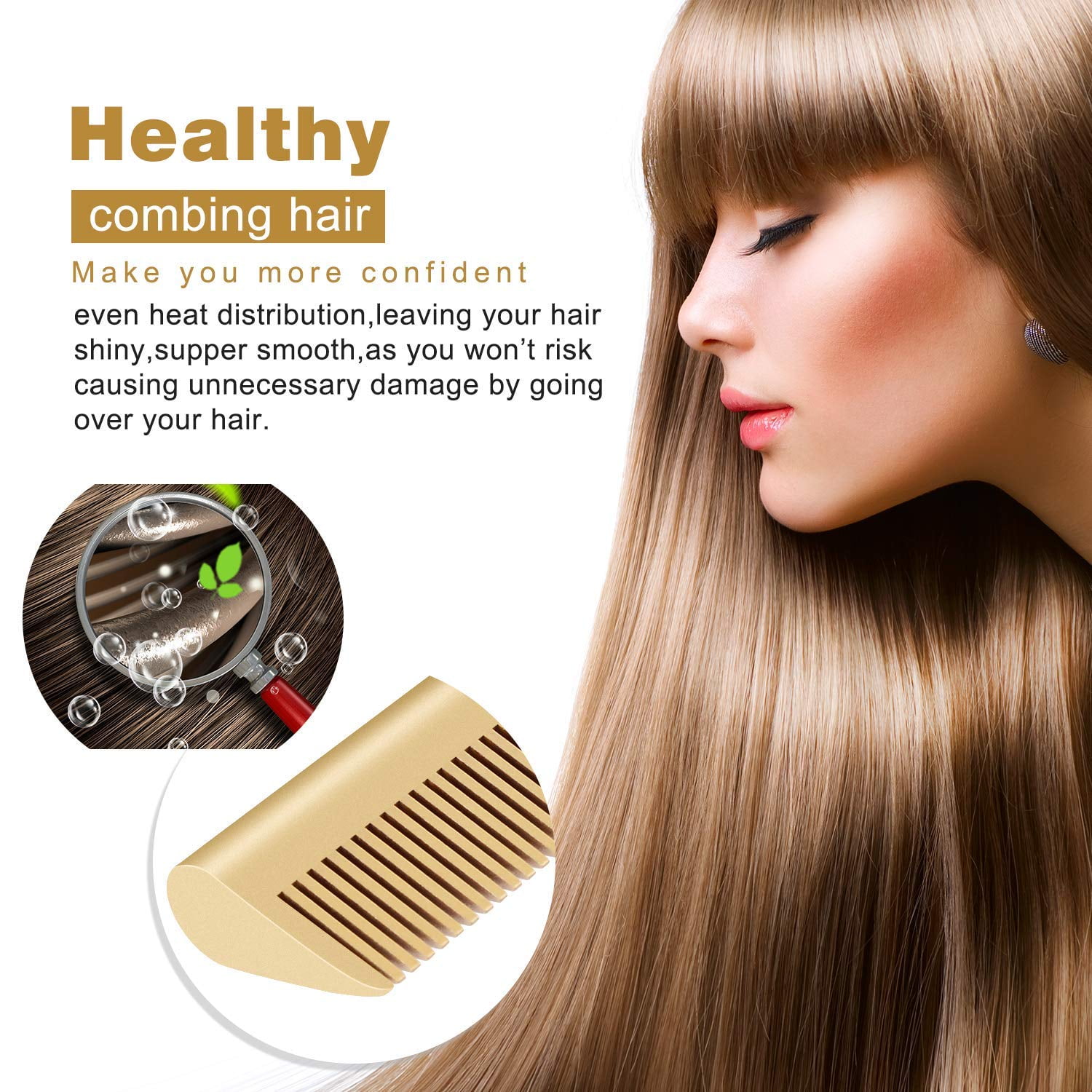 Click here for Rongmo Hot Comb Hair Straightener  Auto Shut-Off E... prices
