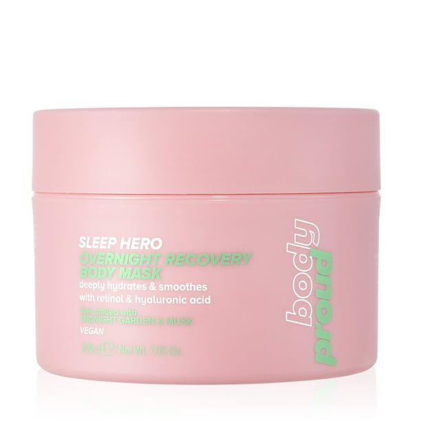 Body Proud, Sleep Hero, Overnight Recovery Body Moisturizing Mask with ...