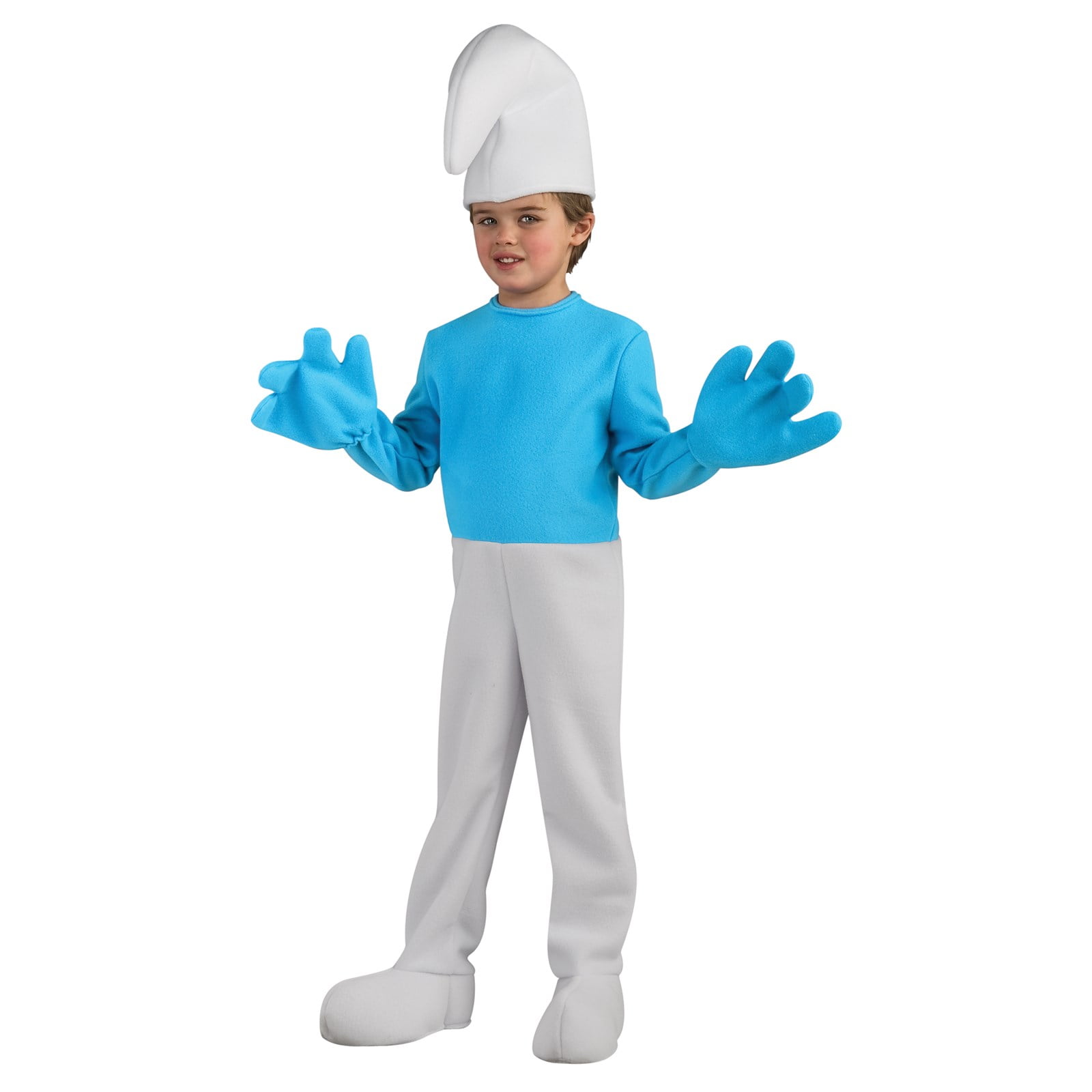 Kids Deluxe Smurf Costume - Walmart.com