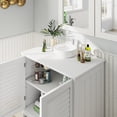 Sink Storage Cabinet 2 Door Sink Cabinet with Doors with U Shaped ...