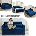 DEALTOPS Pull Out Sofa Bed, Convertible Loveseat Sleeper Sofa with USB ...