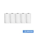 5 Rolls Self-Adhesive Thermal Sticker Paper for Mini Pocket Printers ...