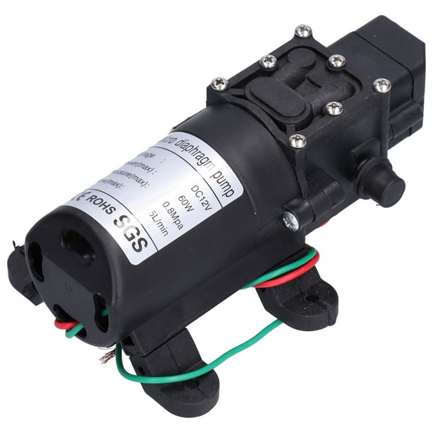 High Pressure Water Pump,12V Water Pressure Diaphragm Self Priming Pump ...