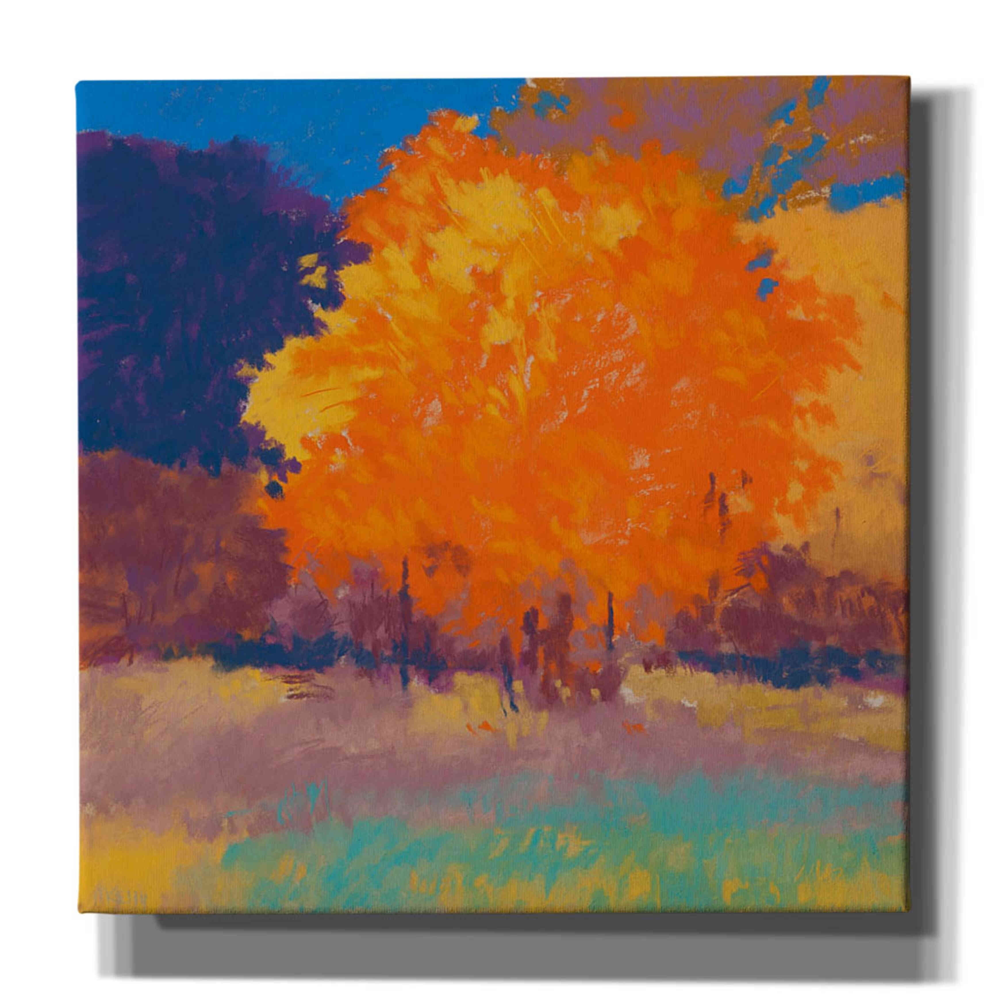 Epic Graffiti 'Orange Maple' by Mike Kelly, Canvas Wall Art, 12"x12 ...