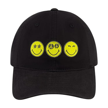 DALIX Smile Face Baseball Cap Smiling Happy Dad Hat Men Women Teens in ...