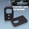 2pcs Automotive Grade Tow Hooks Rustproof Treatments Simplified ...