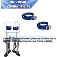 2 Pieces Drywall Stilt Straps, Adjustable Leg Strap kit, Nylon Stilt ...