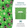 Brown Ladybugs Kitchen Curtains Sets 36 Inch Length with Valance ...