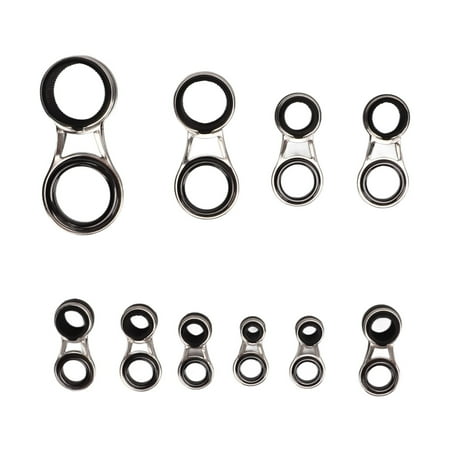 Fishing Rod Tip Repair Kit, Anti Tangled 10pcs Ceramic Fishing Rod ...