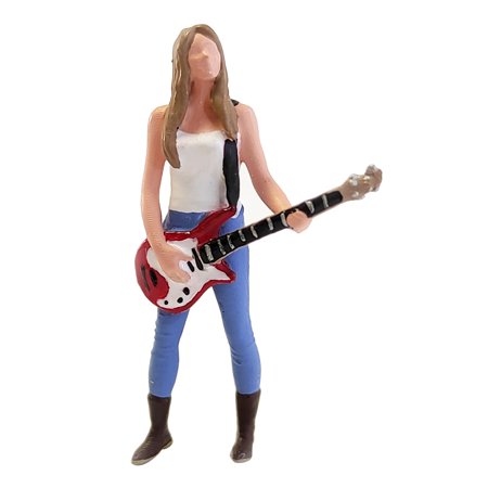 1:64 Scale Hand Painted Singer Figure People Street Diorama Group Accs ...