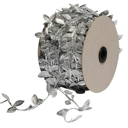 Gold Leaves Leaf Ribbon Trim Rope 50m For Christmas, Wedding ...