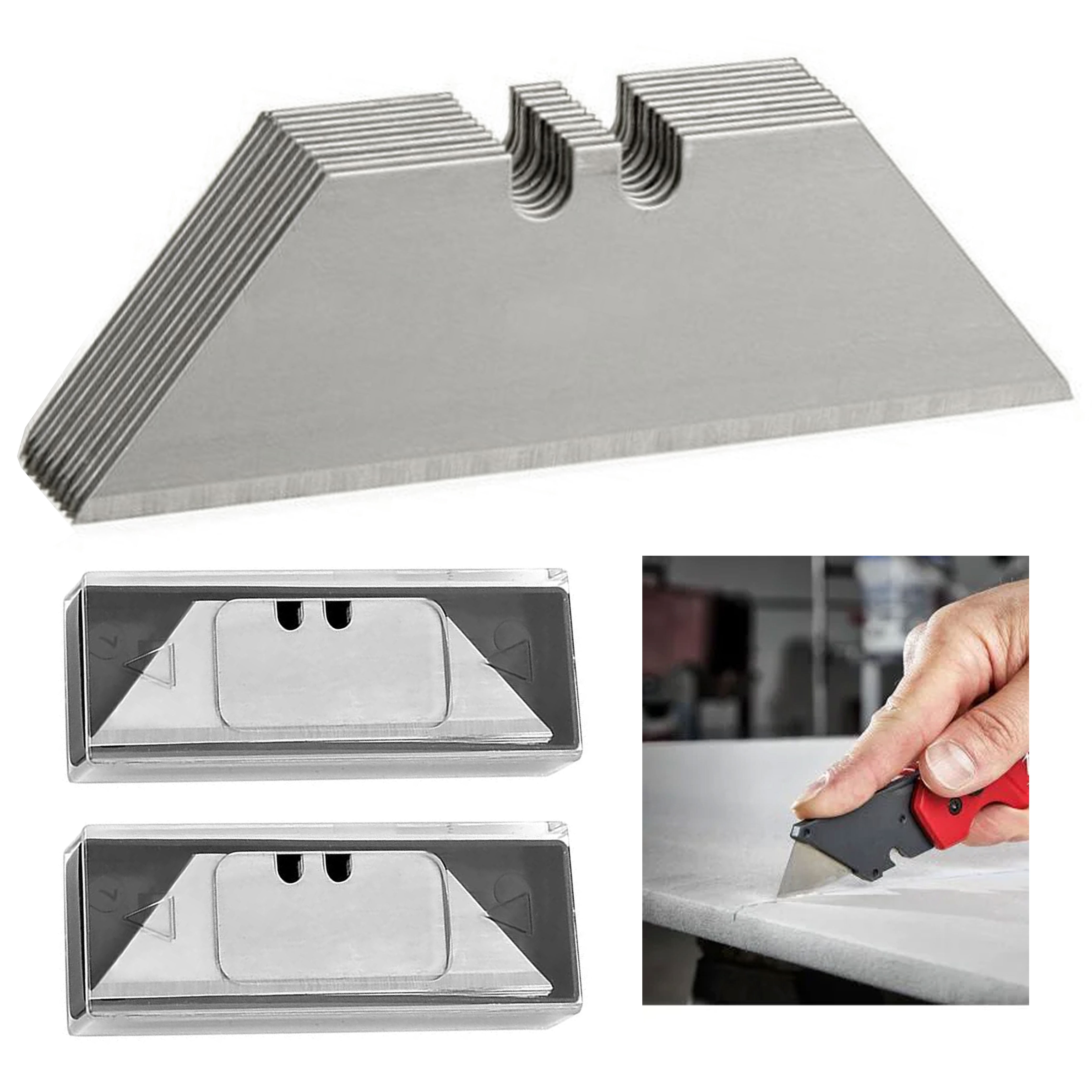 20 X Replacement Blades Utility Knife Refills Drywall Standard Box ...