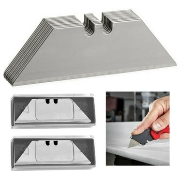 50 UTILITY KNIFE BLADES Replacement Refills Standard Razor Box Carton ...