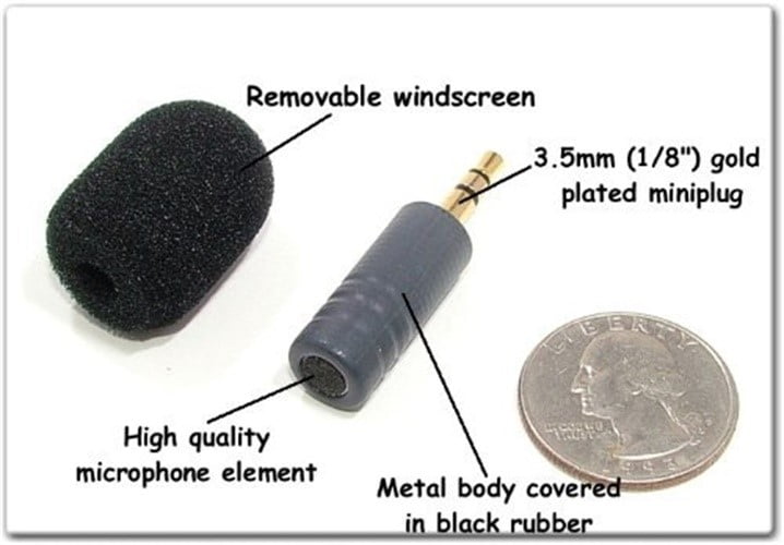 Mini Mono Omnidirectional Microphone - Walmart.com
