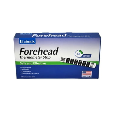 Temp-N-Toss Disposable Forehead Thermometer Strips (Set of 6 Strips ...