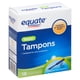 Equate Super Absorbency Unscented Tampons with Plastic Applicators, 18 ...