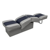 Wise 8WD707P-1-660 Deluxe Series Lounge Seat, Grey-Navy - Walmart.com
