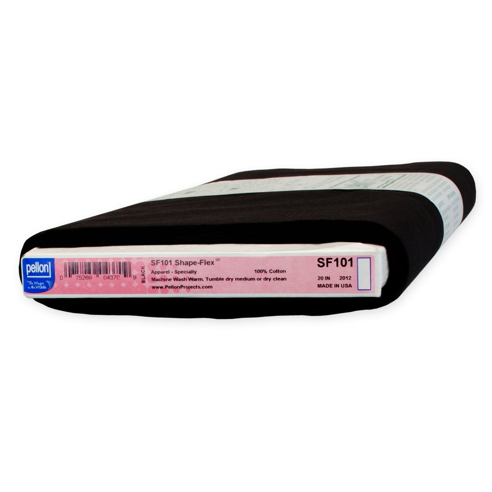 Pellon SF101 Fabric Interfacing, Black 20" x 10 Yards by the Bolt ...