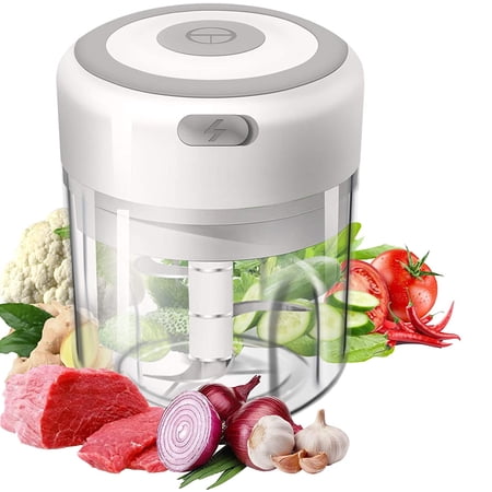 TORUBIA Garlic Chopper Mini, Mini Food Chopper Processor - Electric ...