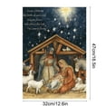 Tupukom Under $5 Garden Glags Christian 12x18 Inch Christmas Nativity ...