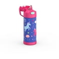 Thermos Stainless Steel Funtainer Water Bottle with Straw, Unicorn, 14 ...