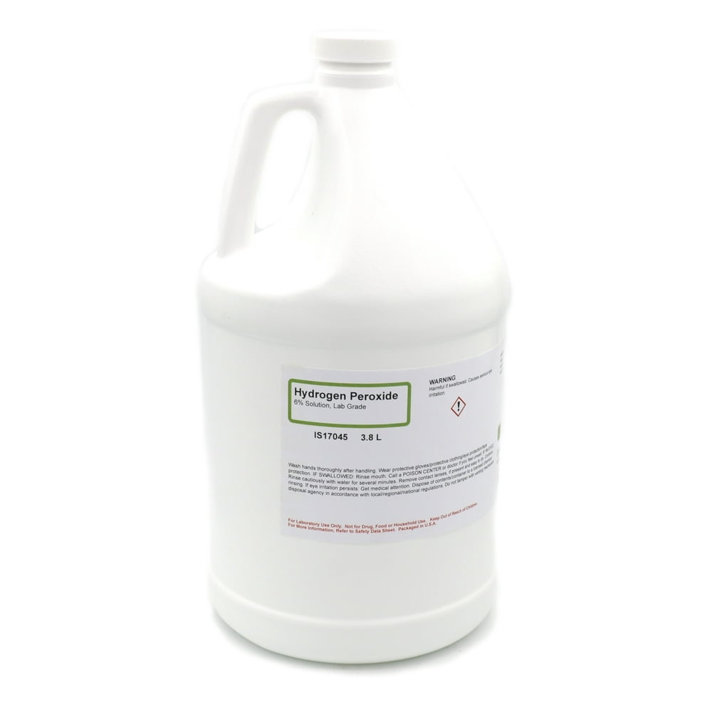 6% Laboratory-Grade Hydrogen Peroxide, 3.8L - The Curated Chemical ...