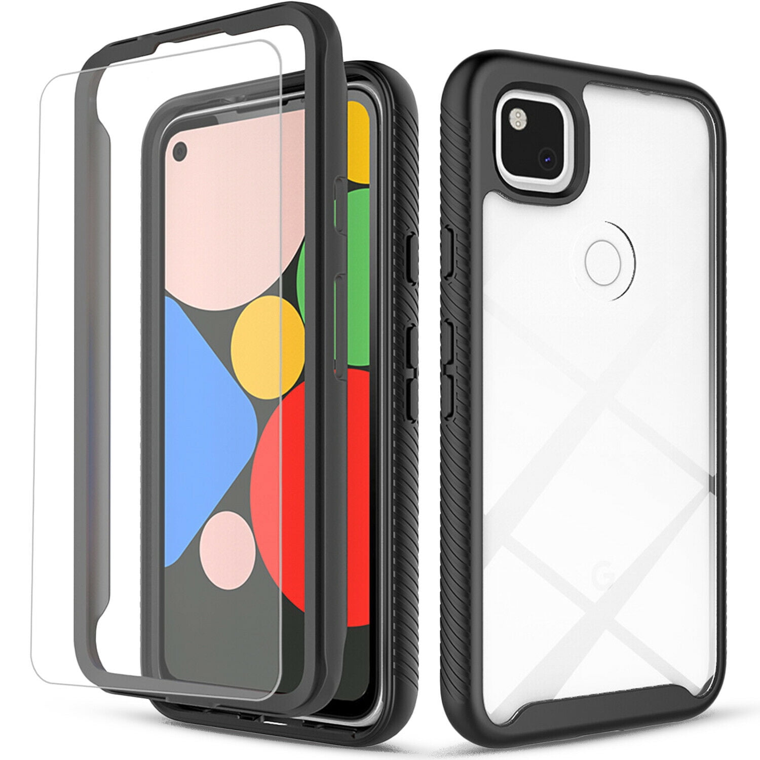 Circlemalls Case for Google Pixel 5A Case, + Screen Protector 12 Feet ...