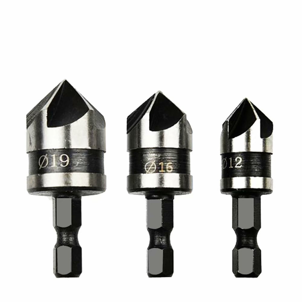 Five-blade chamfering tool 3 sets of 5-blade 90 degree chamfering ...