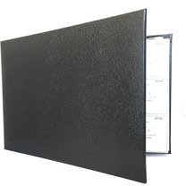 "Cardinal 7-Ring Business Check Binder, 1"" D-Ring, Black, For Three ...