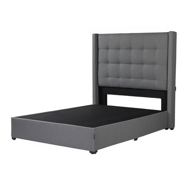 Box Base cama Individual DICASA Cabecera Titan Gris | Walmart en línea