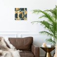 3drose, Geometric Patterns Accent These Modernist Cats, 10x10 Wall ...