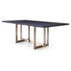 Pemberly Row Modern / Contemporary Black Oak Wood Dining Table ...