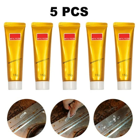 Bgsha 5pcs 15g Metal Polishing Cream Multifunctional Cleaning Cream ...