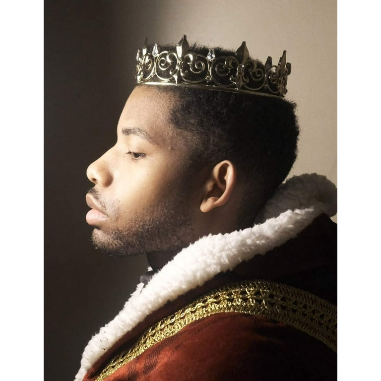 King With Crown Portrait
