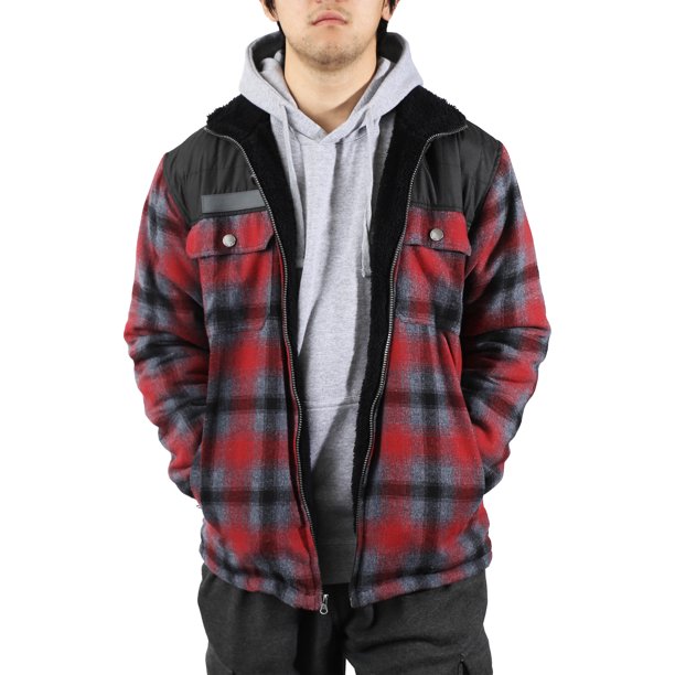 Mens Insulated Flannel Jacket