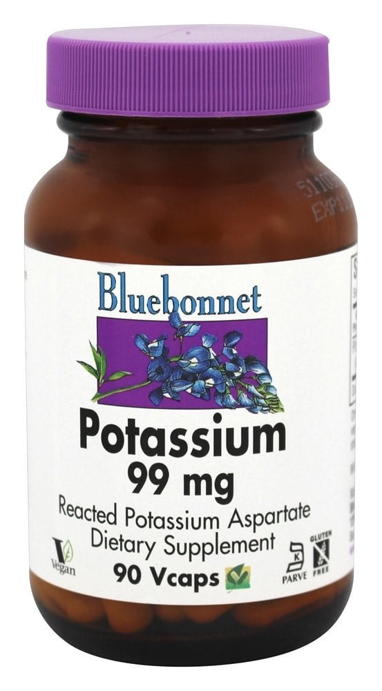 Bluebonnet Potassium 99 Mg, 90 Ct - Walmart.com