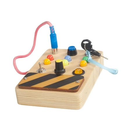 Wooden Toy Sensory Toy LED Switch Board for 1 2 3 4 Year Old Preschool ...