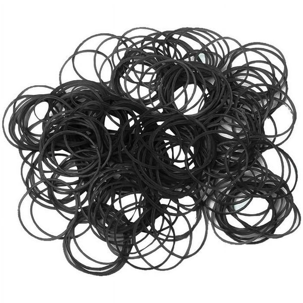 Liga elástica flexible FlexiBlack 4Paq 100 Pzas 4cm Negro Ligas ...