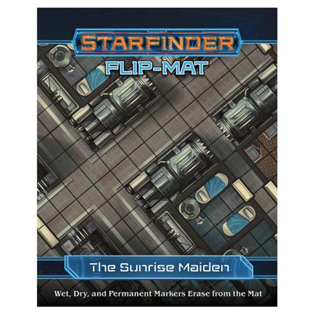 Paizo PZO7307 Starfinder Role Play Game Flip-Mat Starship Sunrise ...