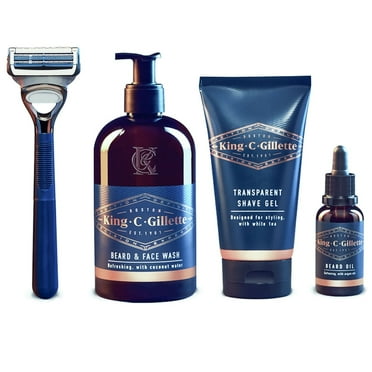 Caveman Beard Oil, Balm, Soap and Comb Kit for Men - Leave in ...