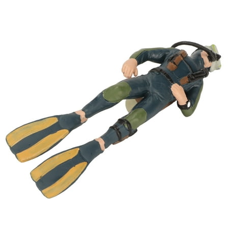 Aquarium Floating Diver Decoration, Innovative Cute Swimming Posture ...