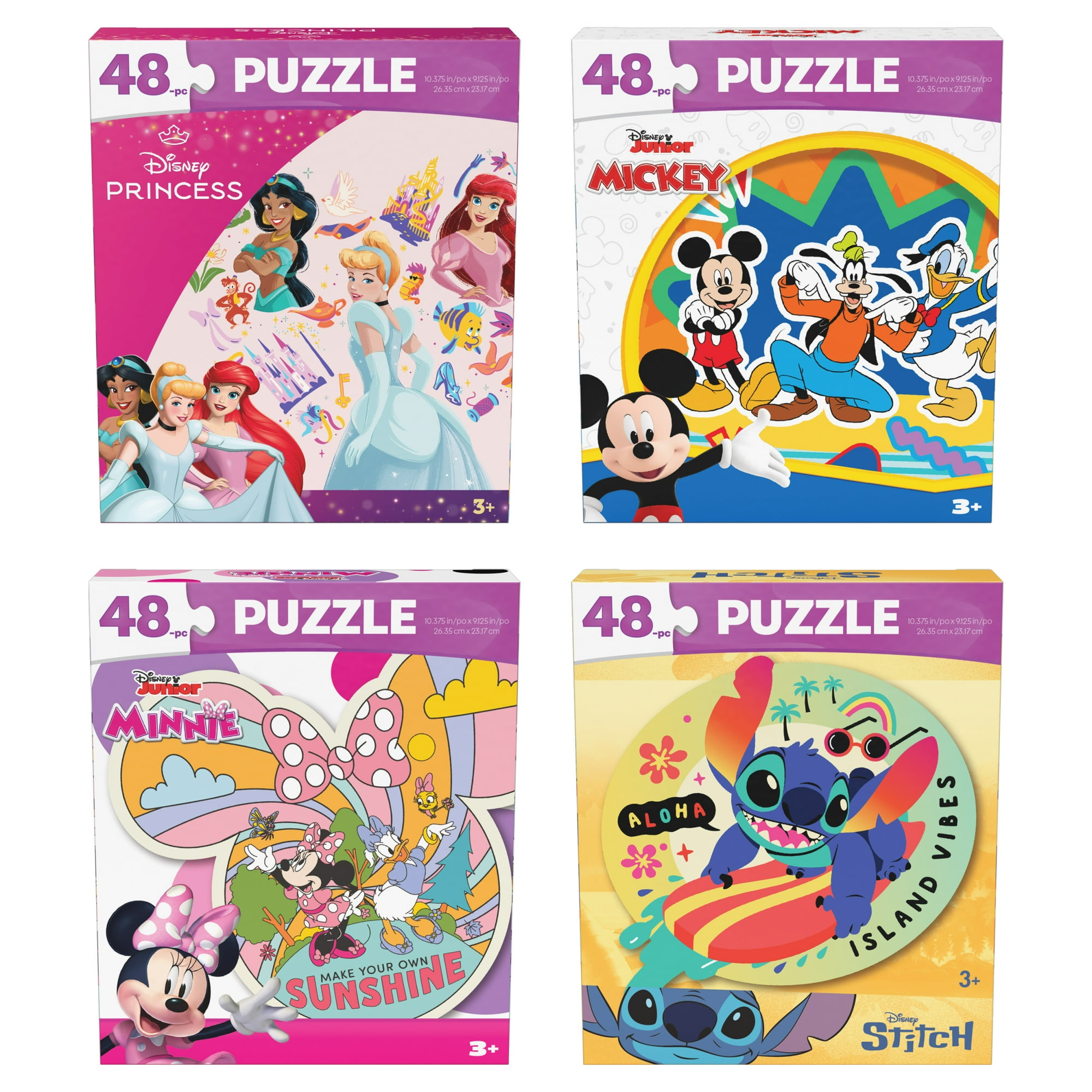 Click here for Spin Master Games Disney  4-Pack 48-Piece Jigsaw P... prices