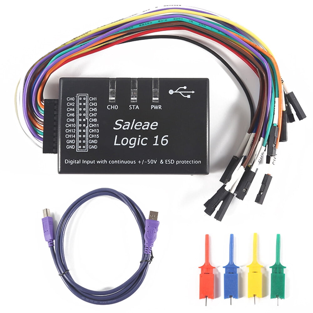 Máximo eléctrico del canal el 100M del analizador lógico USB 16 de los ...