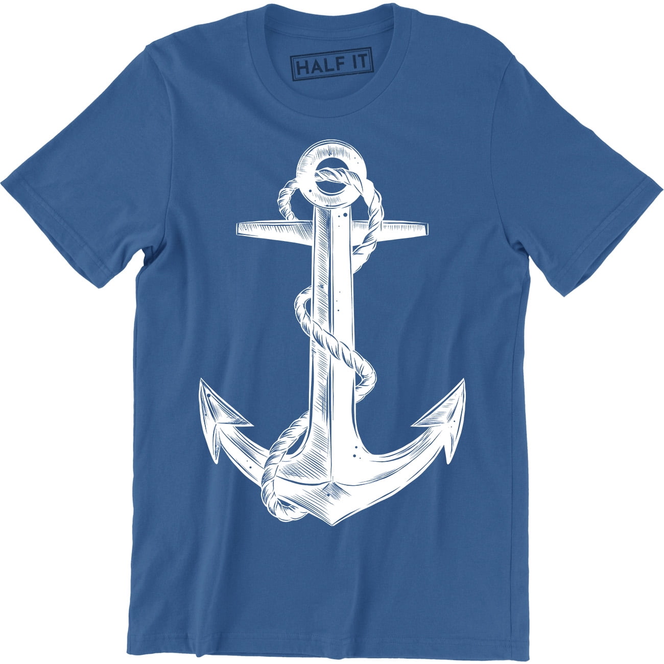 Nautical Ship Anchor Sailor Diver Sailing Boat Outdoors Water Men's Tee ...