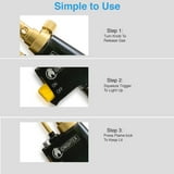 IGNIGHTER Propane Torch Head – Trigger Start, Flame Control & Lock ...