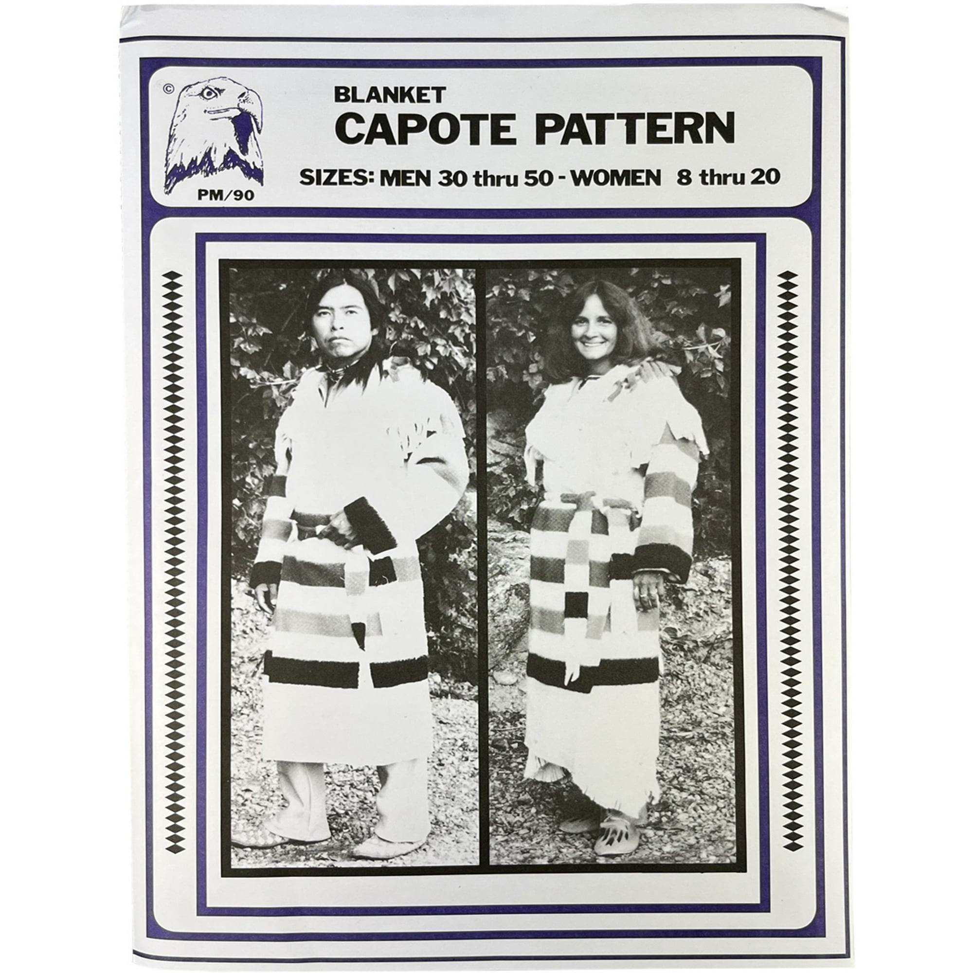 Click here for Eagles View Patterns Blanket Capote Pattern 30-50 prices