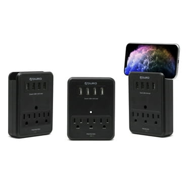 HdcTek USB Power Strip Recessed Power Outlet Mountable Desk Power Strip ...