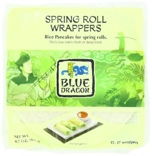 Rollo de primavera de Blue Dragon Wrappers de 4.7 onzas (paquete de 12 ...